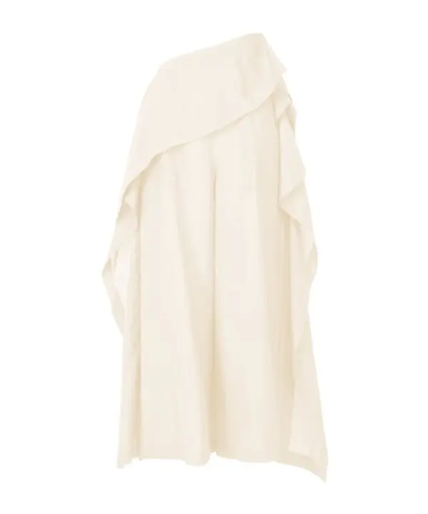 Issey Miyake All Squares Cropped Trousers - White