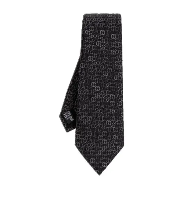 Giorgio Armani Geometric Pattern Ties