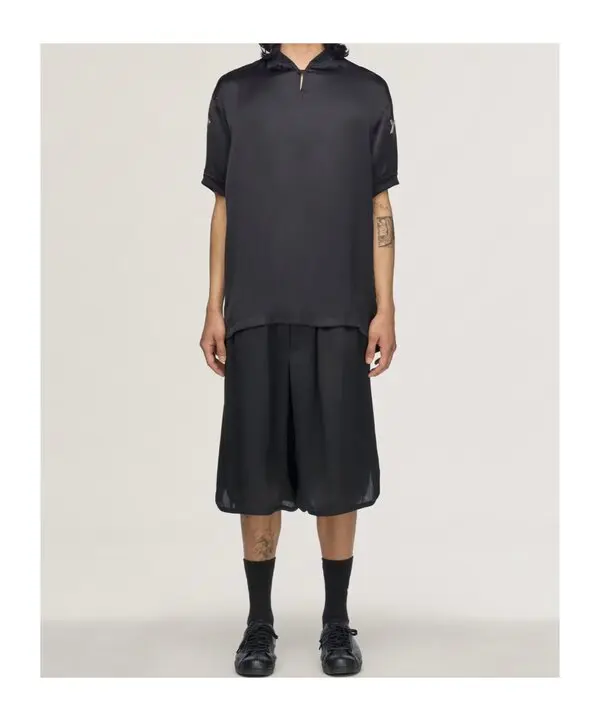 Y3 Logo-detail Drawstring Shorts