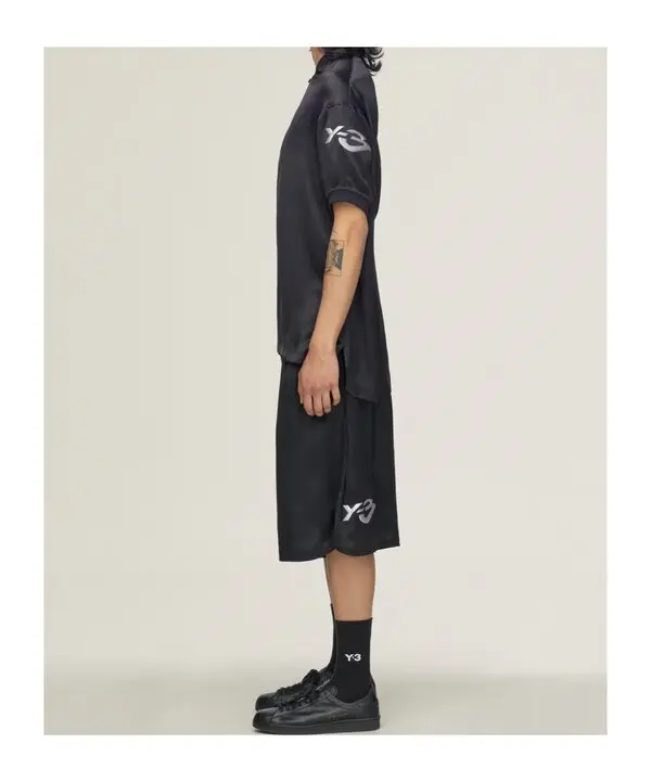 Y3 Logo-detail Drawstring Shorts