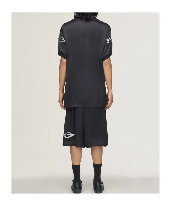 Y3 Logo-detail Drawstring Shorts