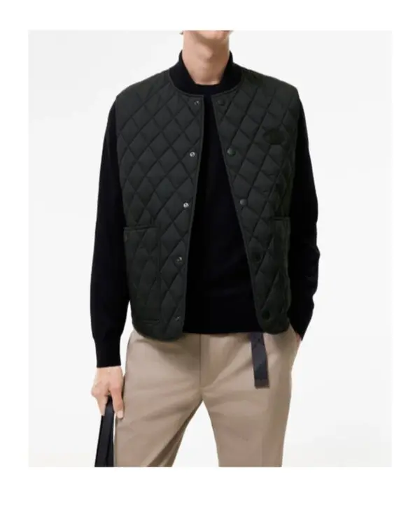 Burberry Logo Patch Quilted Gilet