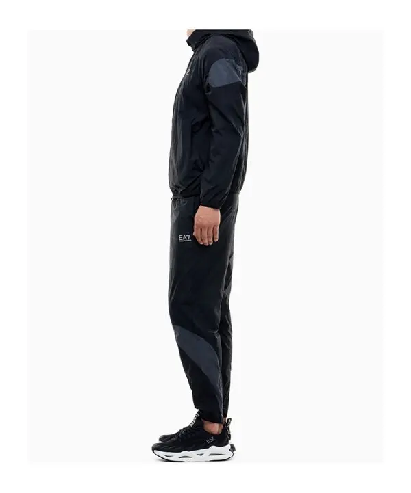 EA7 Hooded Tracksuit In Technical Fabric