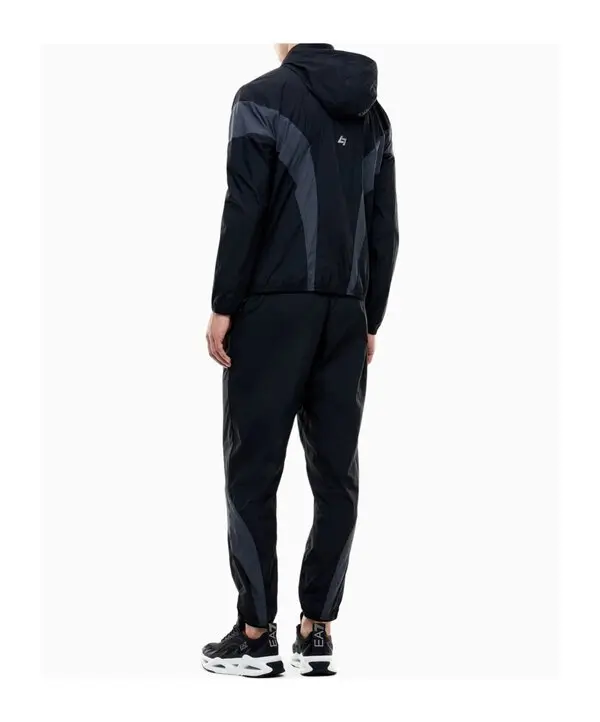EA7 Hooded Tracksuit In Technical Fabric