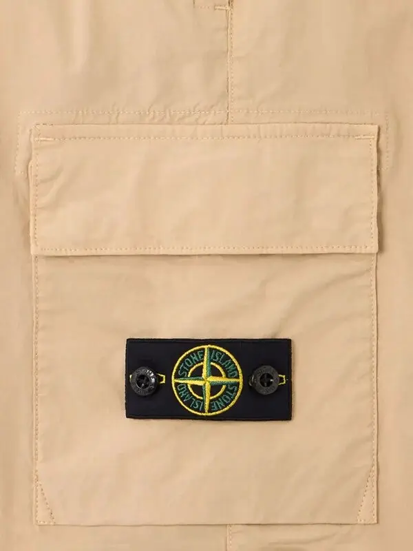 Stone Island Compass Patch Cargo Shorts