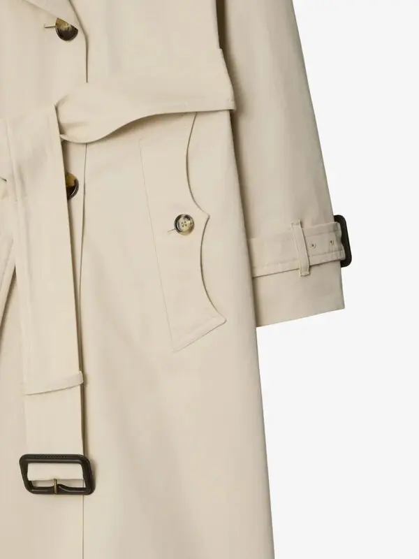 Burberry Long Gabardine Fitzrovia Trench Coat