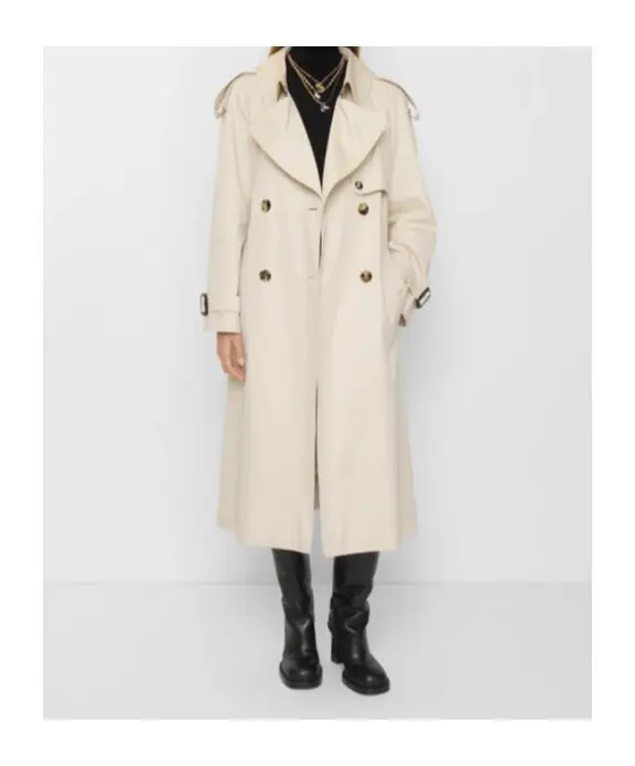 Burberry Long Gabardine Fitzrovia Trench Coat