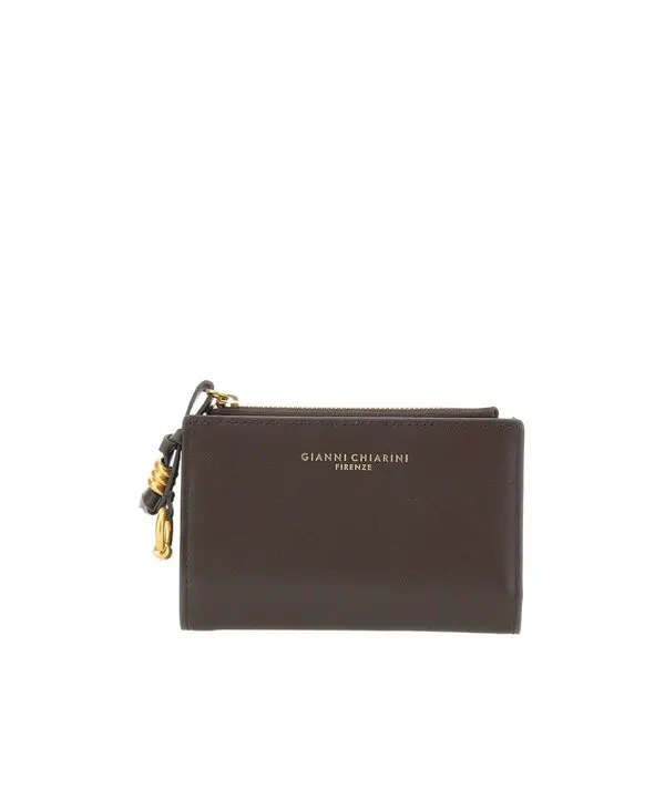 GIANNI CHIARINI Knot Detail Zip Wallet