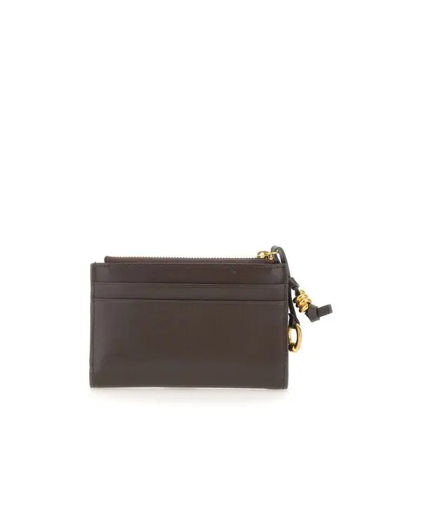 GIANNI CHIARINI Knot Detail Zip Wallet