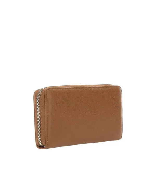 GIANNI CHIARINI Zip-around Pebbled Wallet