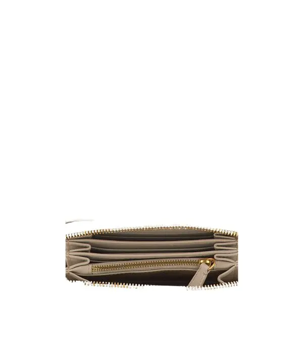 GIANNI CHIARINI Logo-print Leather Wallet