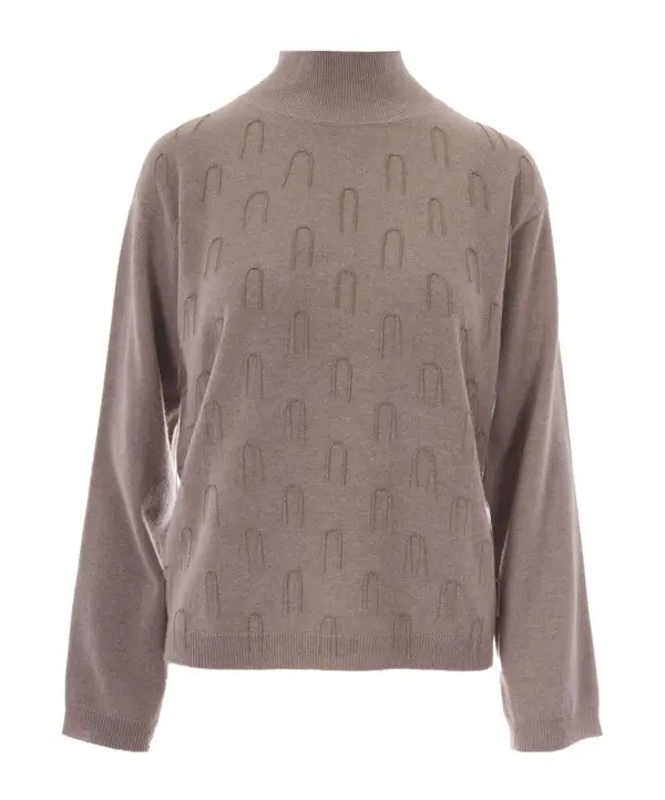 Fabiana Filippi Textured Turtleneck Knitted Sweater - Mokameringa