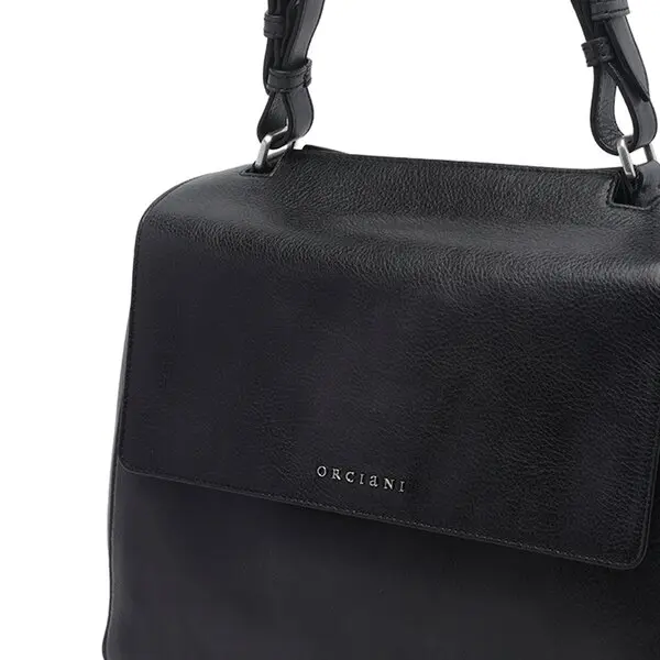 Orciani Top-handle Shoulder Bag - Black