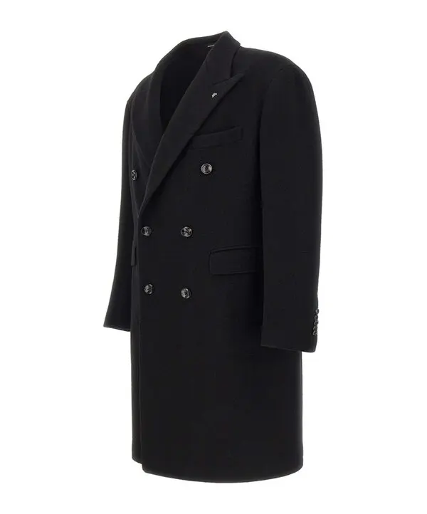 Tagliatore Double-breasted Wool Coat