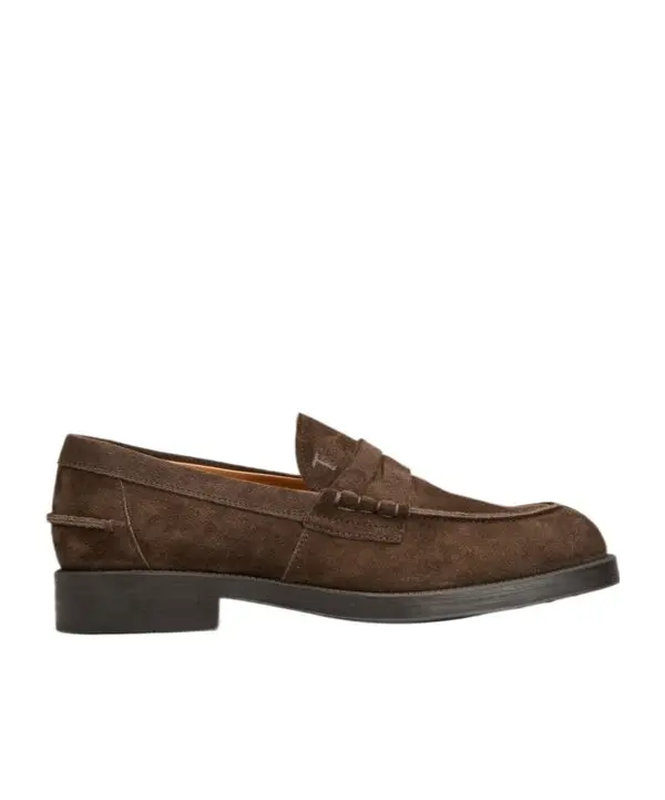 TOD'S Penny-slot Suede Loafers