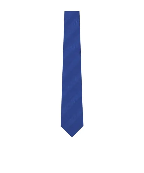 Brunello Cucinelli Striped Neck Tie - Blue
