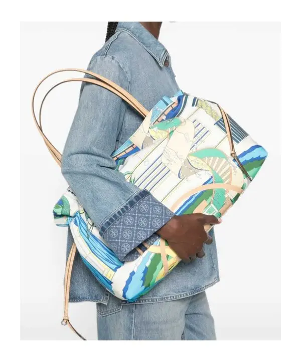 Tory Burch Ella Graphic-print Tote Bag