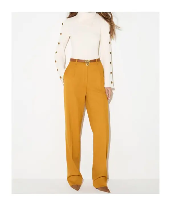 Elisabetta Franchi Knit Pullover With Jewel Buttons