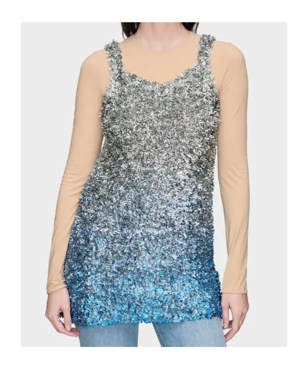 MAISON MARGIELA Tinsel-yarn Tank Top