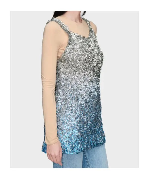 MAISON MARGIELA Tinsel-yarn Tank Top