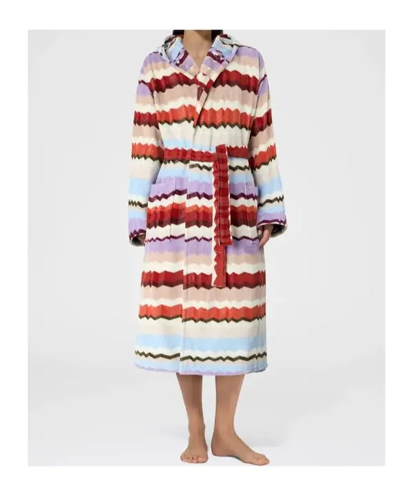 Missoni Eva Hooded Cotton Terry Bathrobe