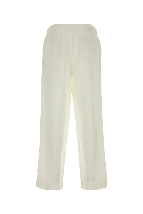 Polo Ralph Lauren Pleated Drawstring Trousers - White
