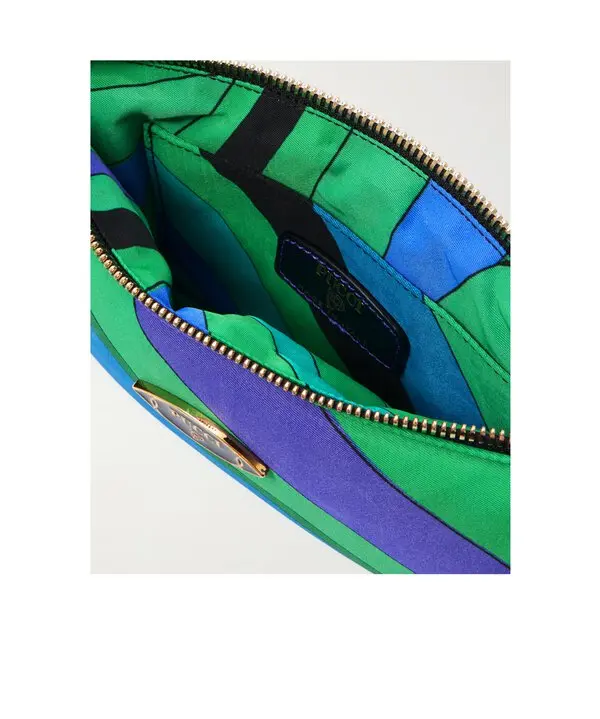 Emilio Pucci Printed Shell Clutch