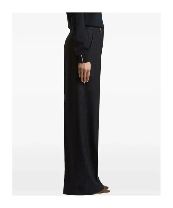 Peserico Check-pattern Trousers