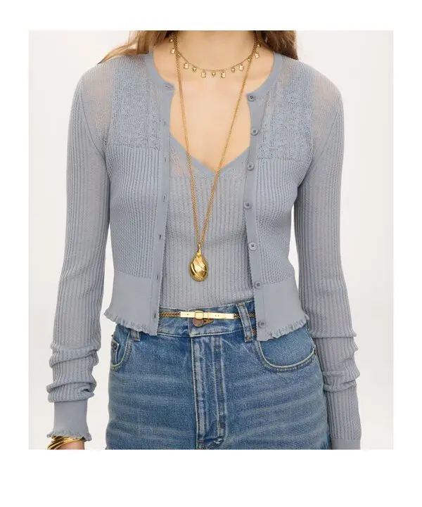 Chloé A Two-piece Set Consisting Of A Vest And A Cardigan