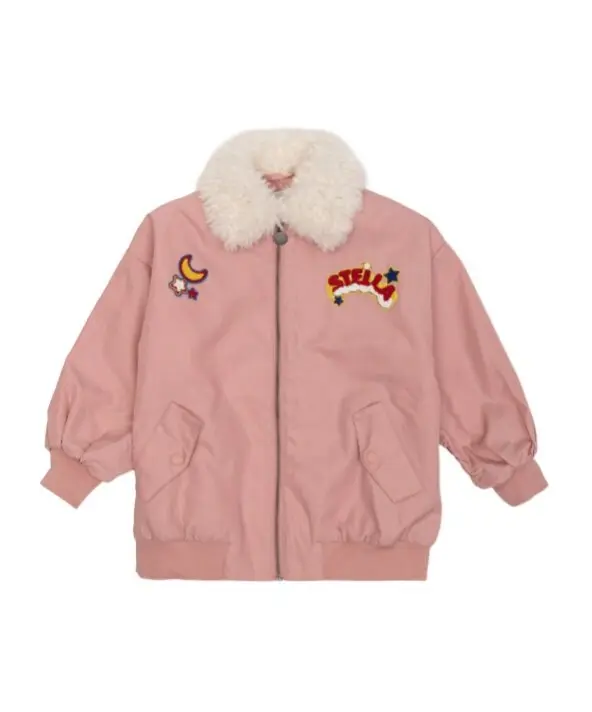 Stella McCartney Patch-detail Zip-up Bomber Jacket