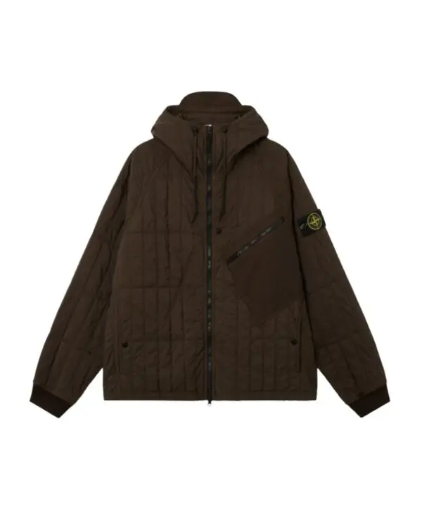 Stone Island Hooded Quilted Jacket