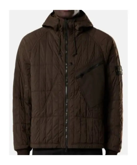 Stone Island Hooded Quilted Jacket
