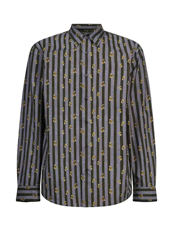 Dries Van Noten Long Sleeve Buttoned Shirt - Green