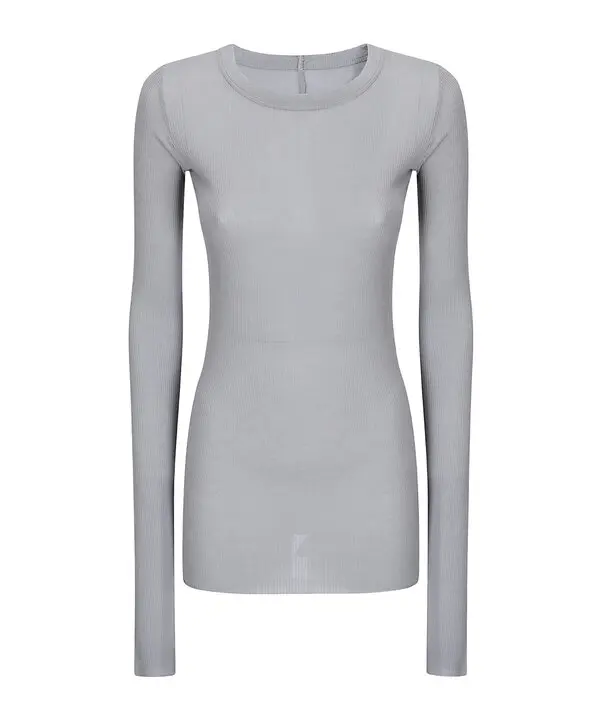 Rick Owens Crew Neck Long-sleeved T-shirt