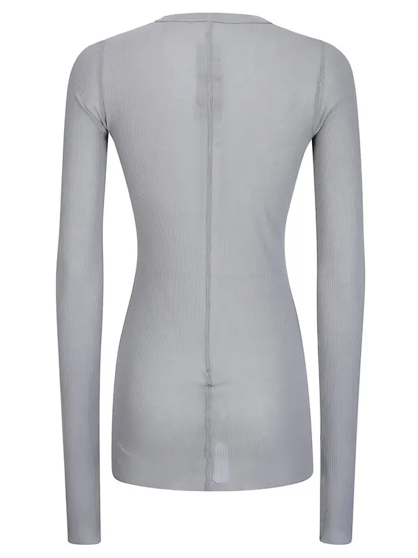 Rick Owens Crew Neck Long-sleeved T-shirt