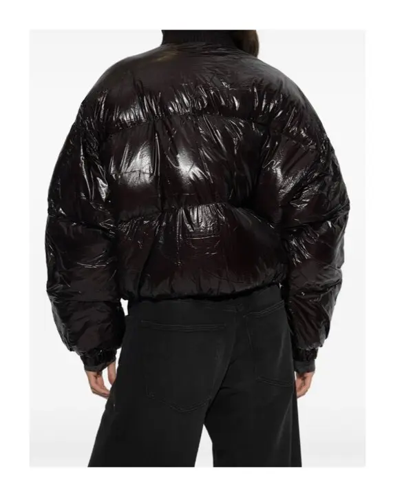 DIESEL® Cotton-padded Jacket With A Knit Collar