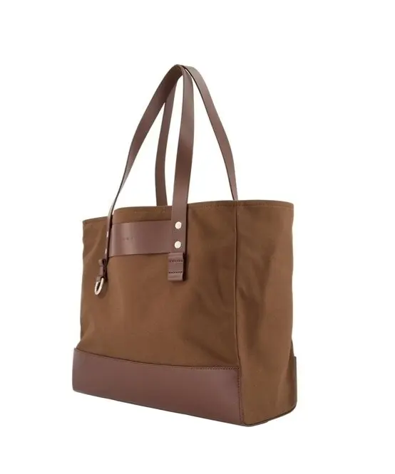 Marni Logo Embossed Tote Bag