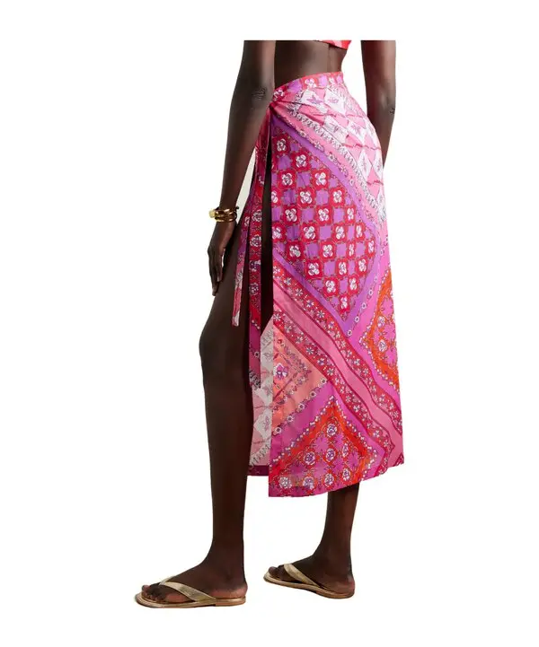 Emilio Pucci Printed Cotton-muslin Pareo