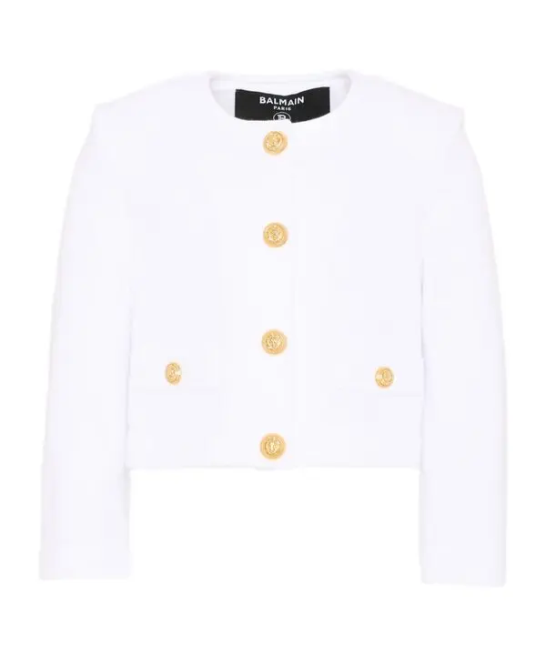 Balmain Buttoned Cotton Jacket