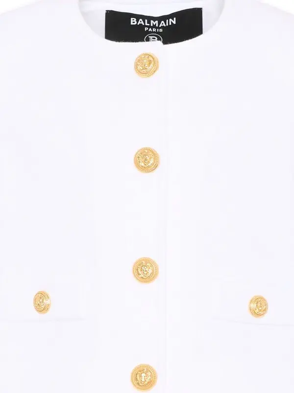 Balmain Buttoned Cotton Jacket