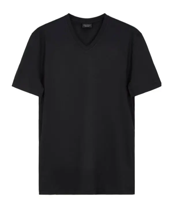 Gucci V-neck T-shirt - Black