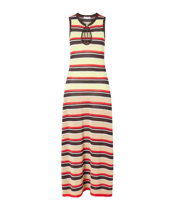 Rabanne Striped Maxi Dress