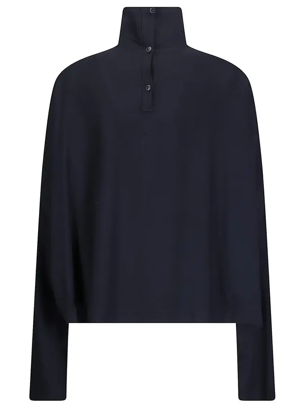 Rick Owens High-necked Long-sleeved Top