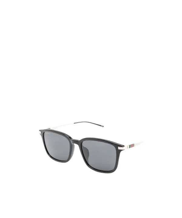 Gucci Geometric Square Frame Sunglasses - Gray