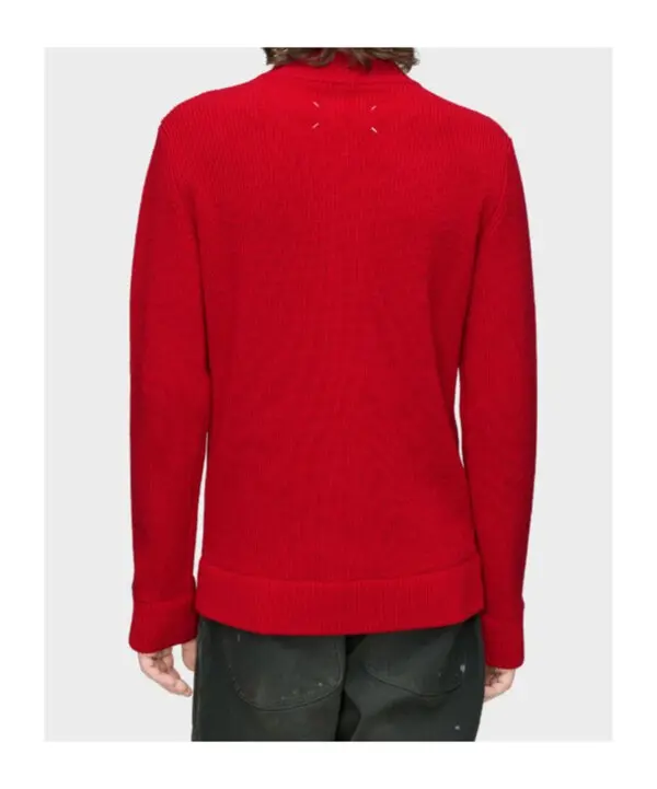 MAISON MARGIELA Ribbed Zip-up Sweatshirt