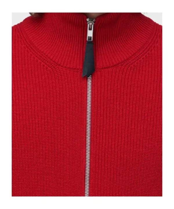MAISON MARGIELA Ribbed Zip-up Sweatshirt