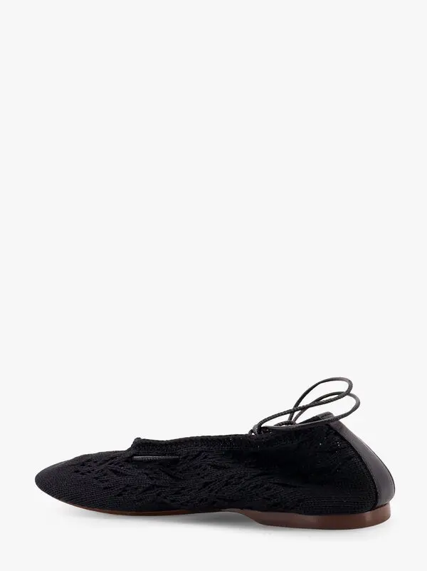 ALOHAS Rosemary Crochet Ballerinas With Ankle Ties