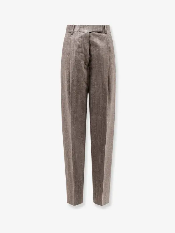 RÓHE Mélange Wool And Viscose Trousers