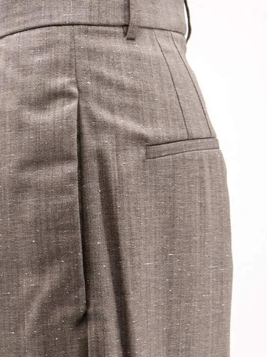 RÓHE Mélange Wool And Viscose Trousers