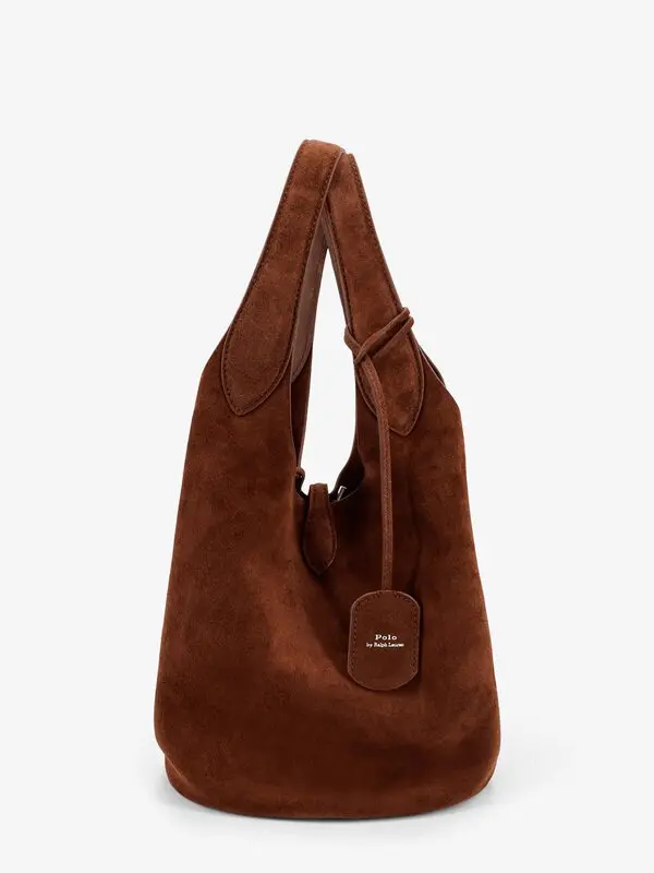 Polo Ralph Lauren Play Suede Shoulder Bag With Contrasting Logo